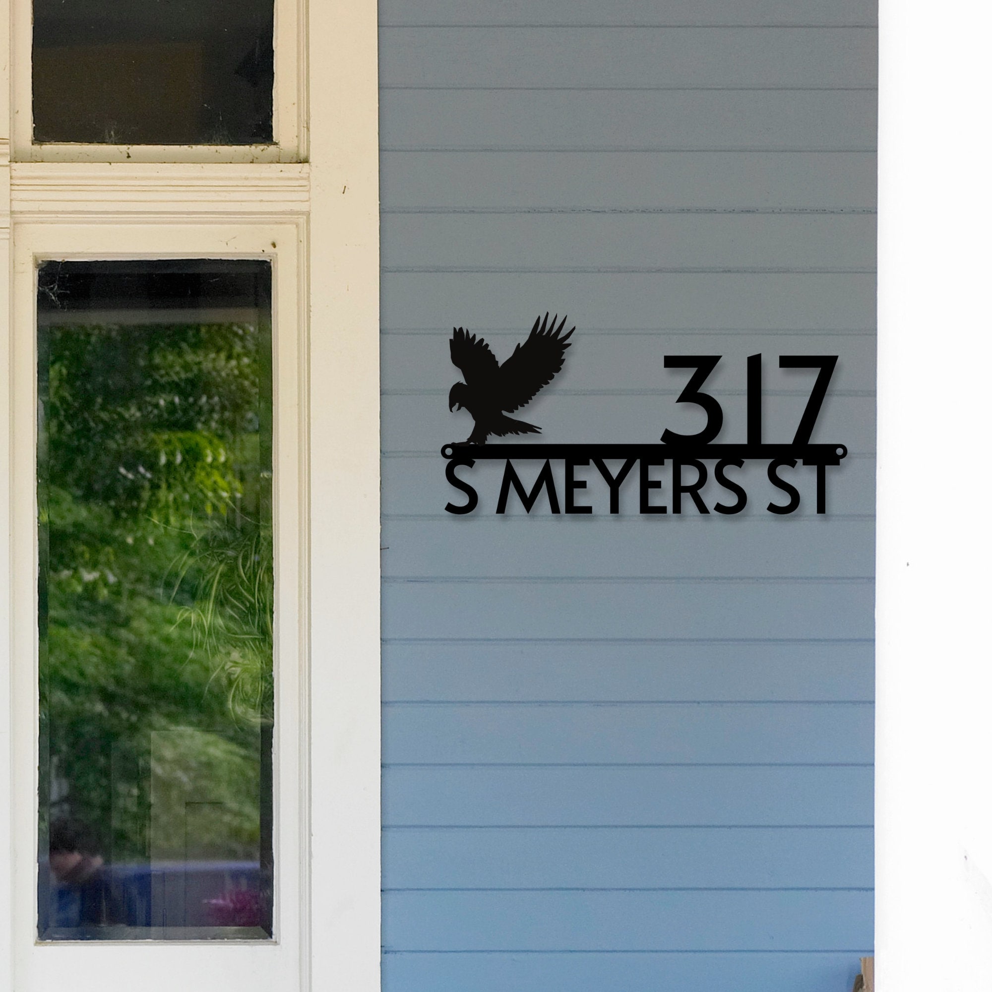 Eagle Address Sign Eagle House Numbers Eagle Sign Eagle - Etsy