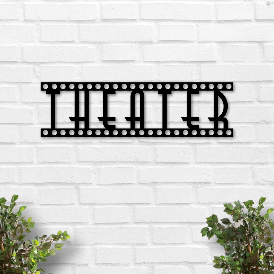 Custom Home Theater Sign Home Theater Sign Movie Theater Décor ...