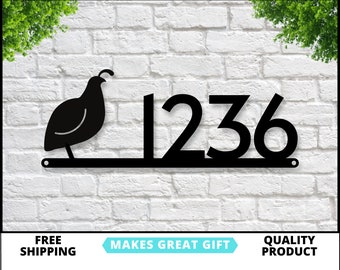 Quail Address Sign - Etsy
