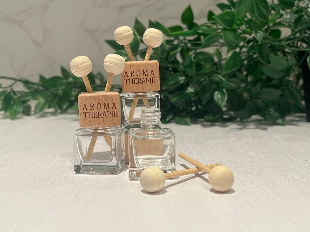 6ml Wooden Car Diffuser Car Vent Clip Air Freshener Fragrance for Cars ...