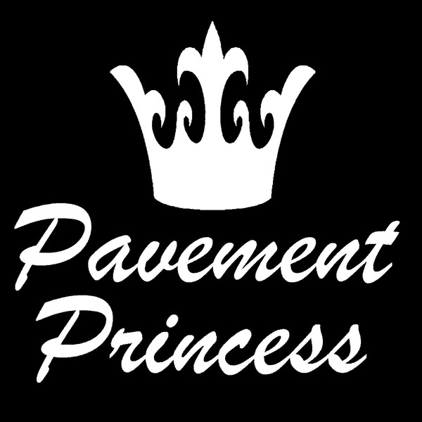 Pavement Princess Decals Matte Black - Etsy