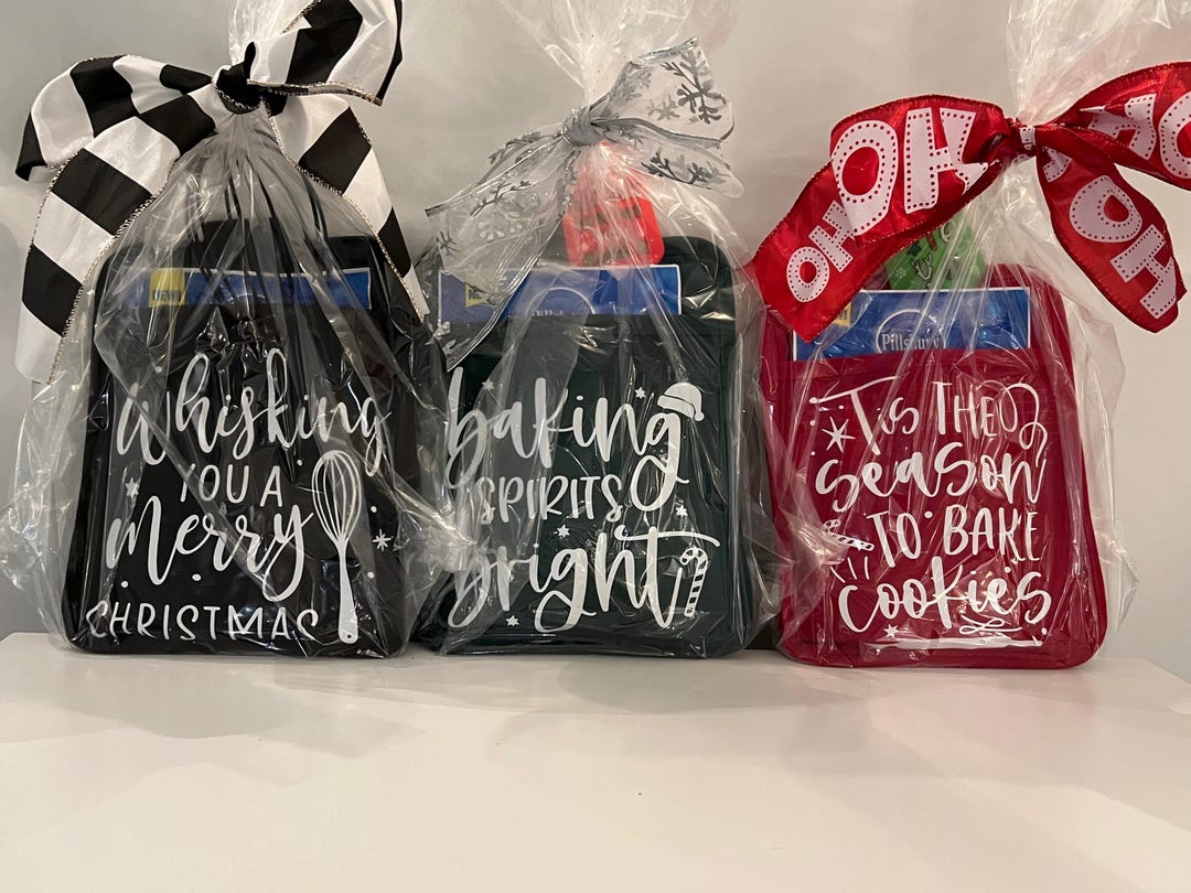 Christmas Hot Pad Gift Set, Cookie Mix & Spatula or Whisk Bundle ...