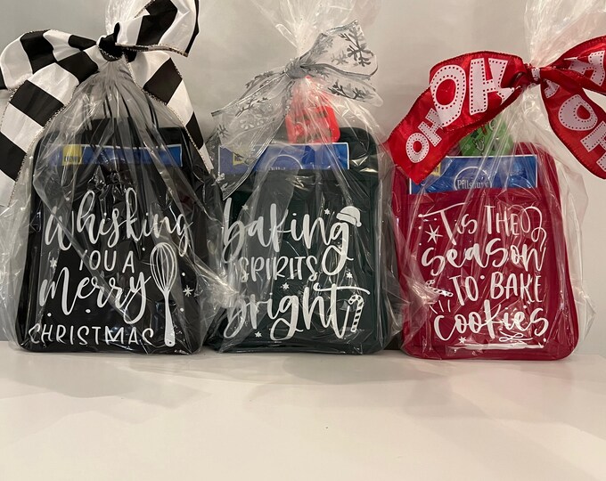 Christmas Hot Pad Gift Set, Cookie Mix & Spatula or Whisk Bundle ...
