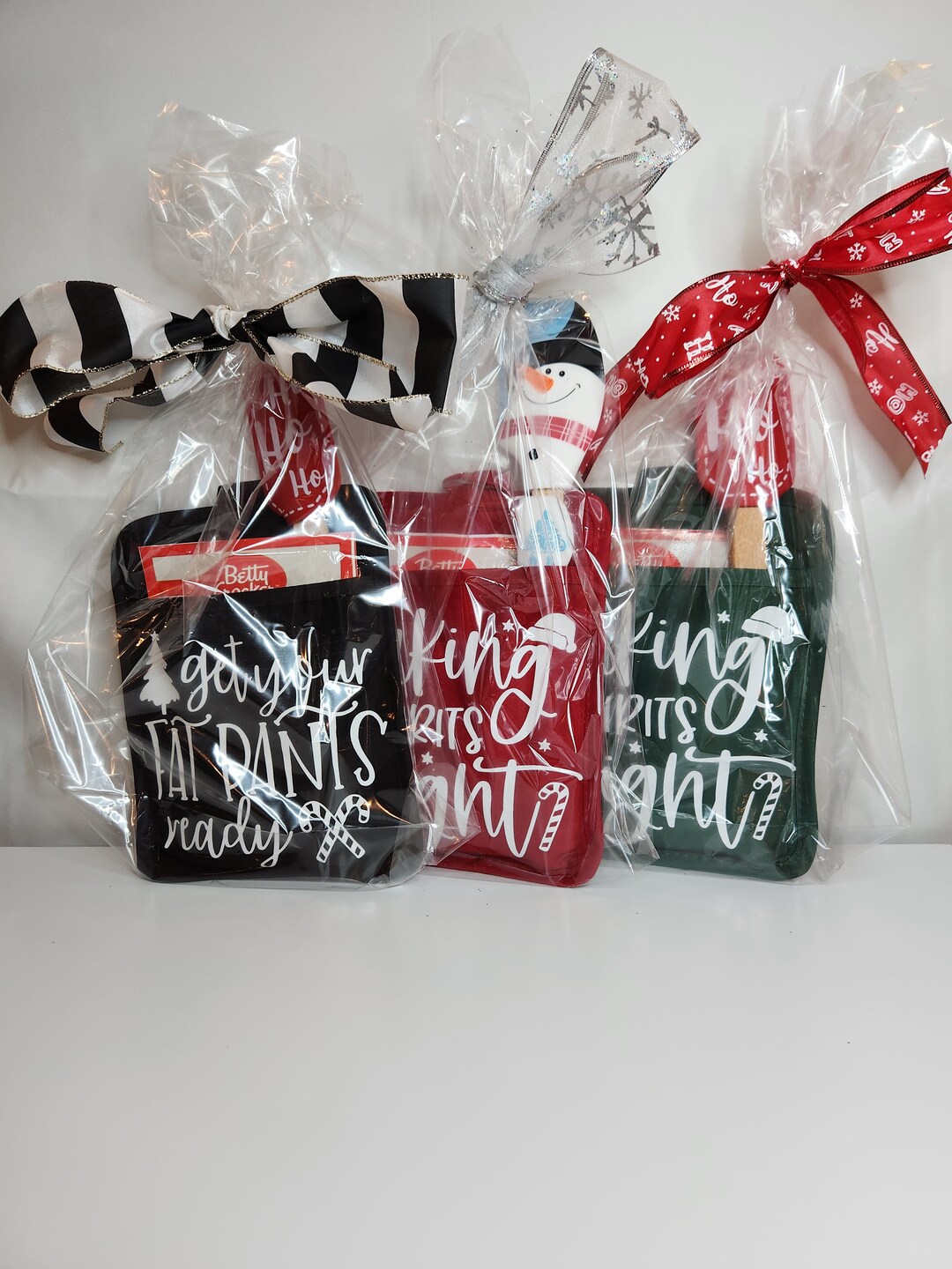 Christmas Hot Pad Gift Set, Cookie Mix & Spatula or Whisk Bundle ...