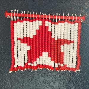 Handmade Beaded Wall Hanging - Etsy