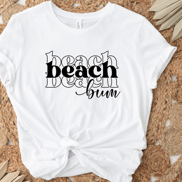 Beach Bum T Shirt - Etsy