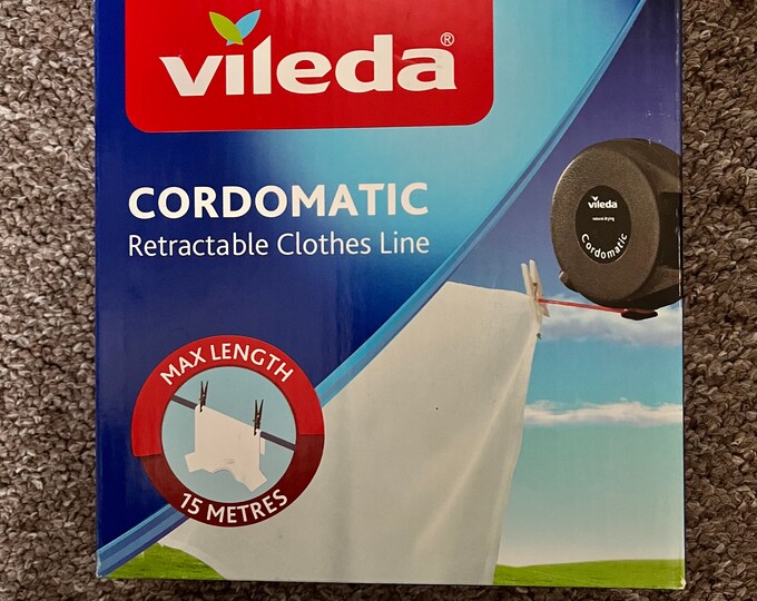 Vileda Cordomatic Retractable Clothes Washing Line - Automatic ...