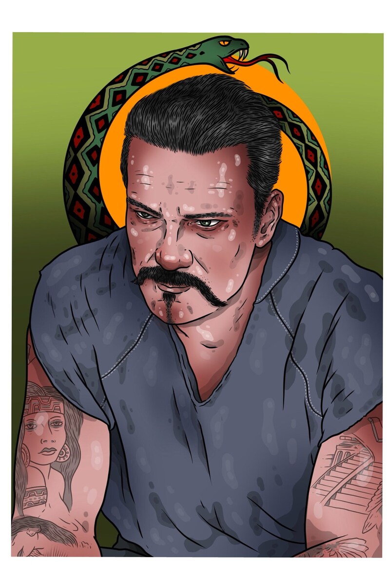 Blood in Blood Out Victor Rivers magic Art Print - Etsy