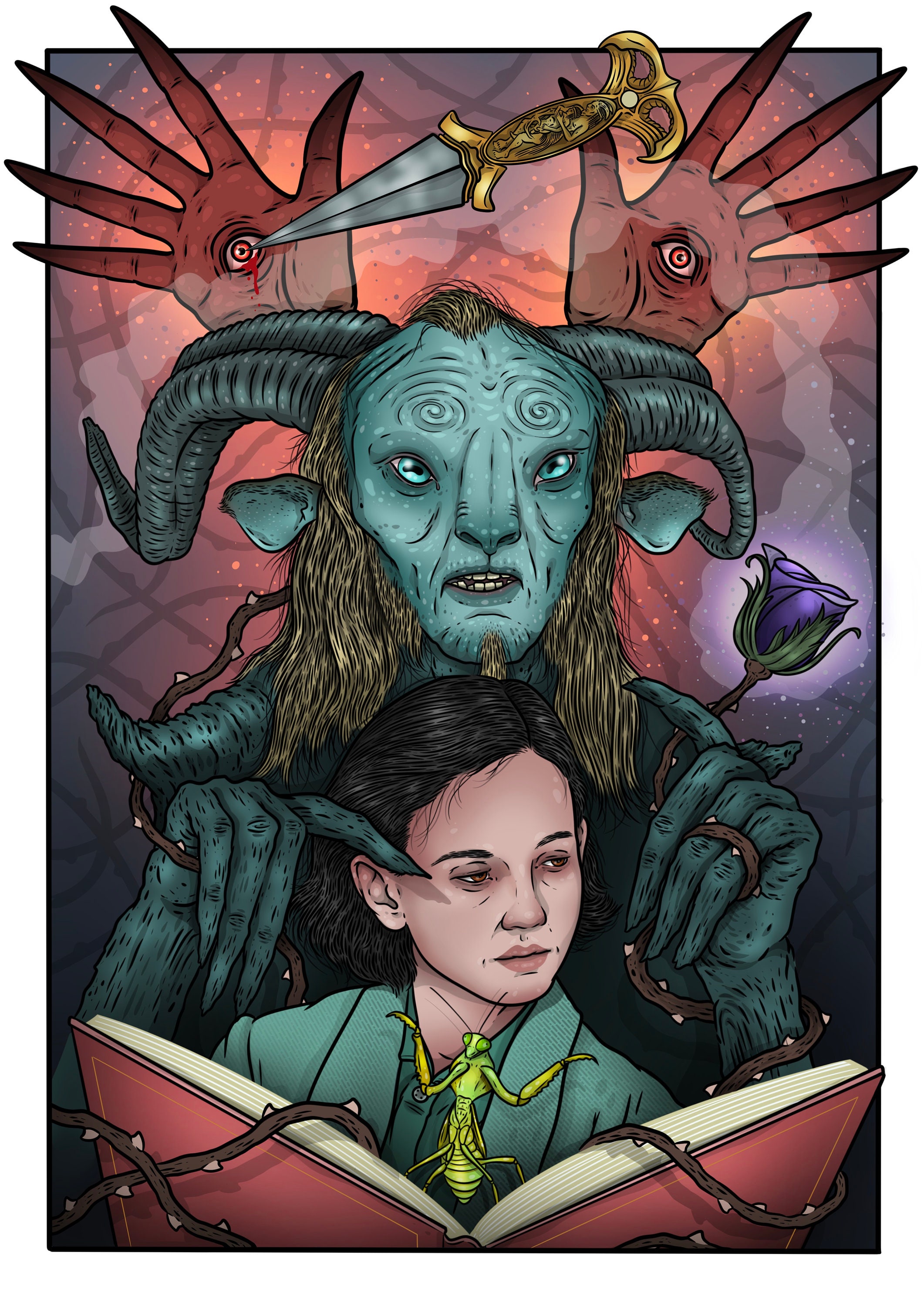 Pan's Labyrinth Art Print Movie Poster - Etsy