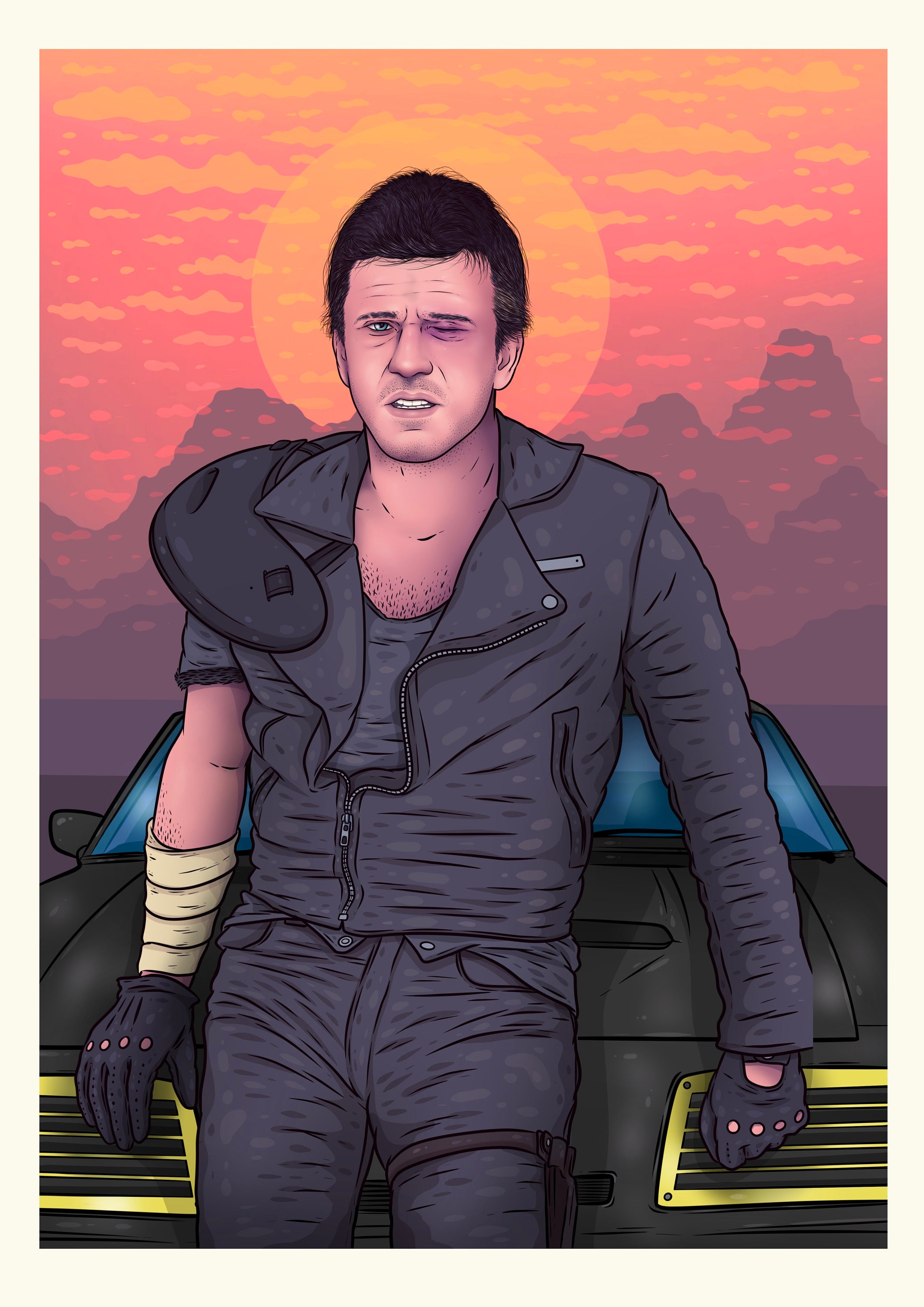 Mad Max Max Rockatansky Art Print - Etsy