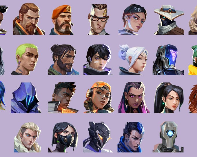 VALORANT Agent Icons (PNG) for Your Gaming Clips! - Etsy