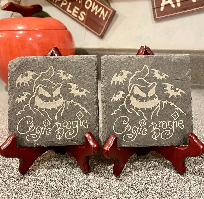 Oogie Boogie Nightmare Before Christmas Decanter Glasses Flask Coasters ...