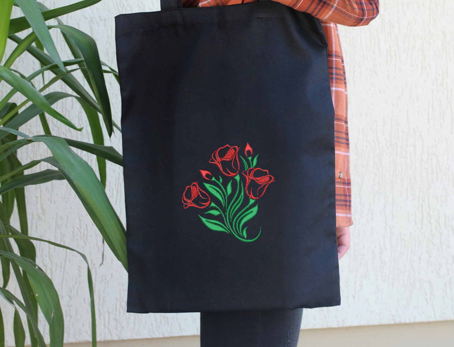 Tulip Machine Embroidery Design. 4 Sizes. Flowers Embroidery - Etsy