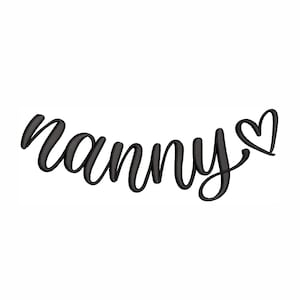 Curved Nanny Machine Embroidery Design. 5 Sizes. Nanny Collar ...
