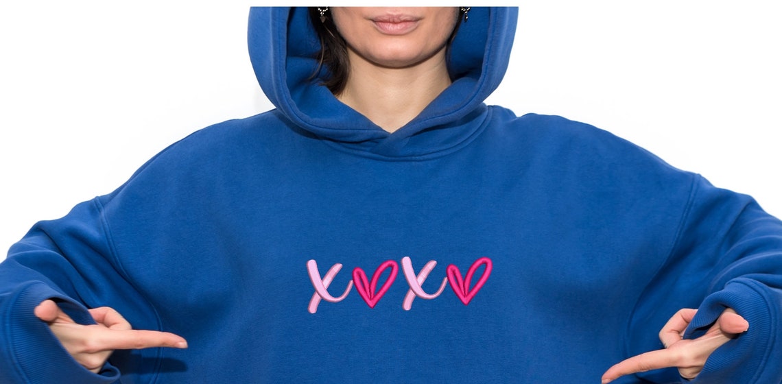 Xoxo Machine Embroidery Design. 6 Sizes - Etsy