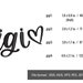 Curved Gigi Machine Embroidery Design. 4 Sizes. Grandma Collar ...