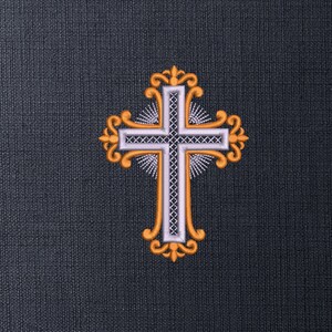 Cross Machine Embroidery Design. 4 Sizes - Etsy
