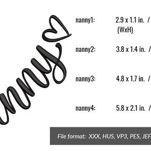 Curved Nanny Machine Embroidery Design. 5 Sizes. Nanny Collar ...