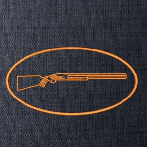Hunting Weapon Machine Embroidery Design. 8 Sizes. Hunt Embroidery ...