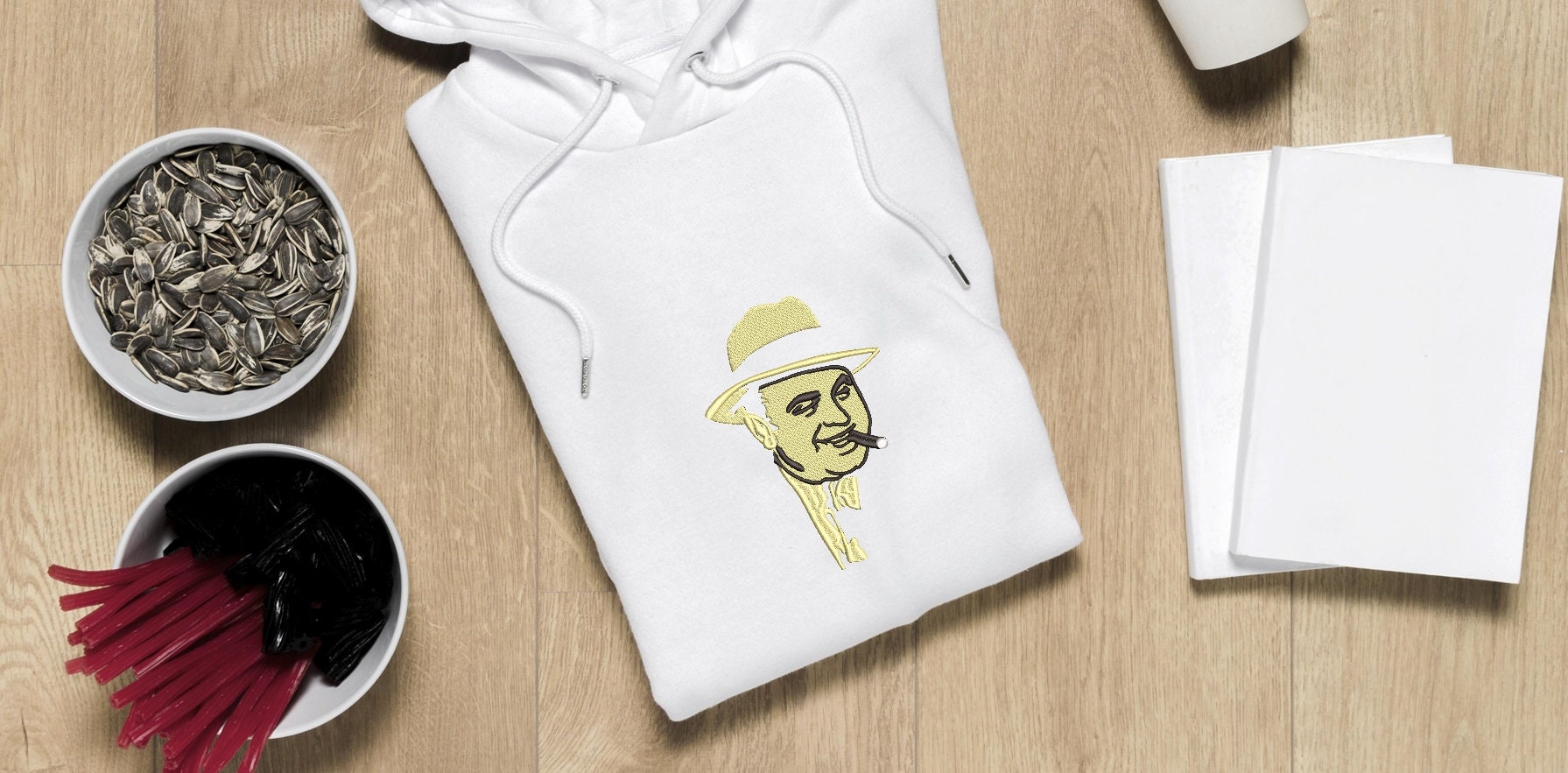 Al Capone Machine Embroidery Design. 6 Sizes. Gangster - Etsy