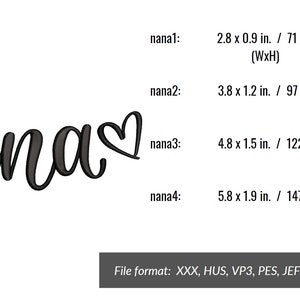 Curved Nana Machine Embroidery Design. 4 Sizes. Collar Nana Embroidery ...