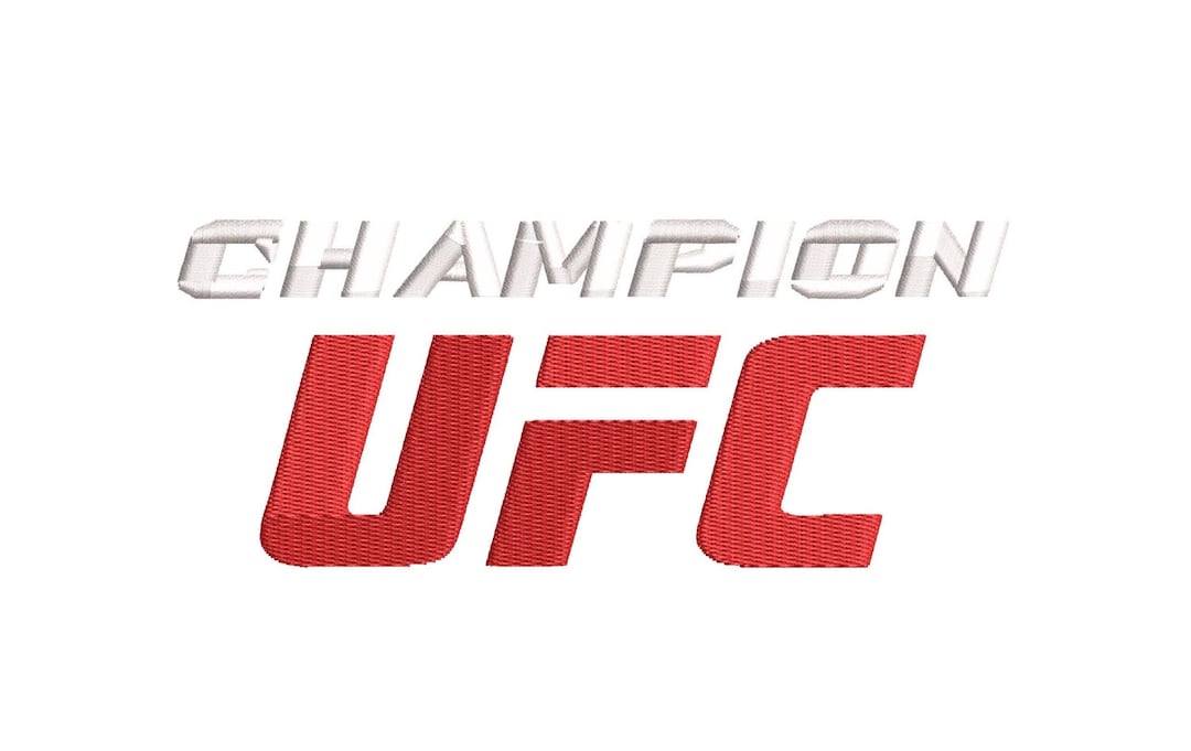 UFC Machine Embroidery Design. 9 Sizes. Sport Embroidery Design - Etsy