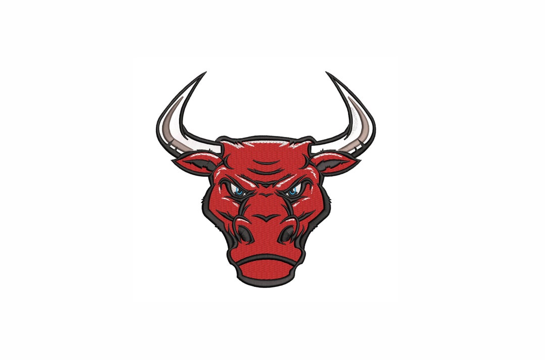 Bull Machine Embroidery Design. 4 Sizes. Animal Embroidery Design - Etsy