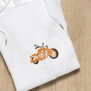 Motorbike Machine Embroidery Design. 5 Sizes. Moto Embroidery Design - Etsy