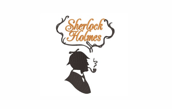 Sherlock Holmes Machine Embroidery Design. 4 Sizes - Etsy
