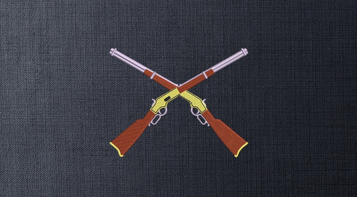 Hunter Gun Machine Embroidery Design. 5 Sizes. Hunting - Etsy