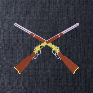 Hunter Gun Machine Embroidery Design. 5 Sizes. Hunting Embroidery ...