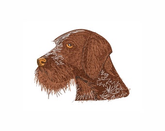 Pudelpointer Design for Embroidery - Etsy
