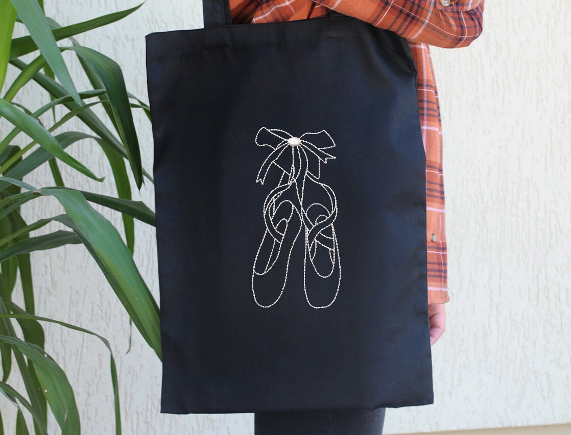 Pointe Shoe Machine Embroidery Design. 5 Sizes. Ballet Embroidery ...