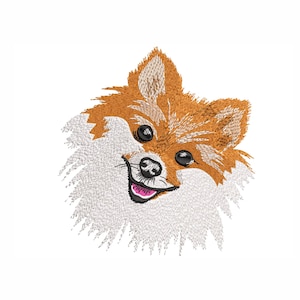 Pomeranian Dog Machine Embroidery Design. 4 Sizes. Pet Embroidery ...