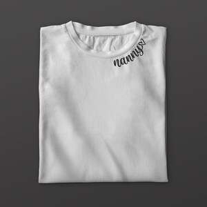 Curved Nanny Machine Embroidery Design. 5 Sizes. Nanny Collar ...