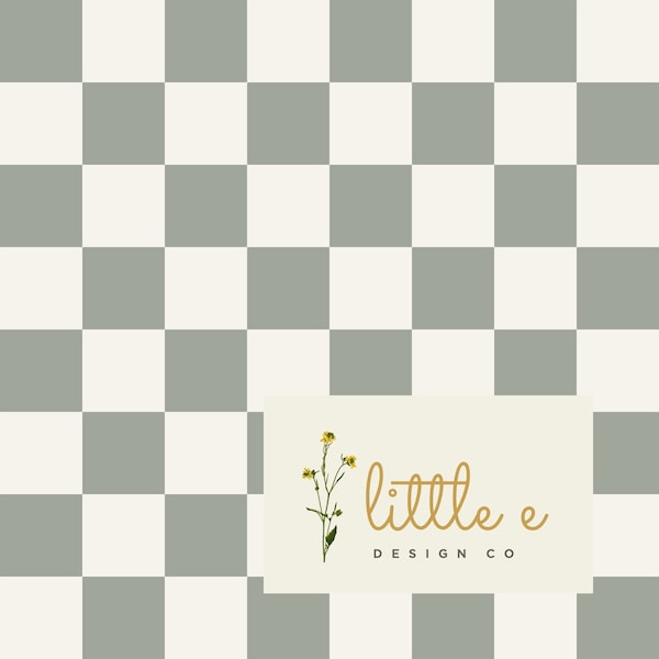 Sage Green Seamless Pattern - Etsy