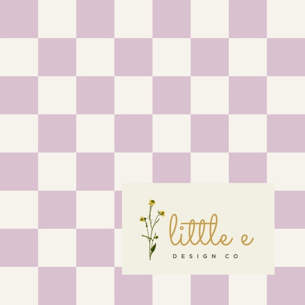 Purple Checker Fabric - Etsy