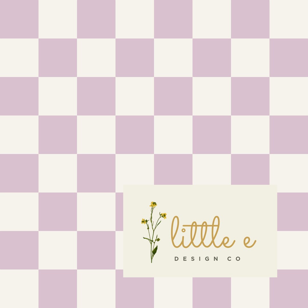 Lavender Check Seamless File, Pastel Purple Checker Seamless Repeat ...