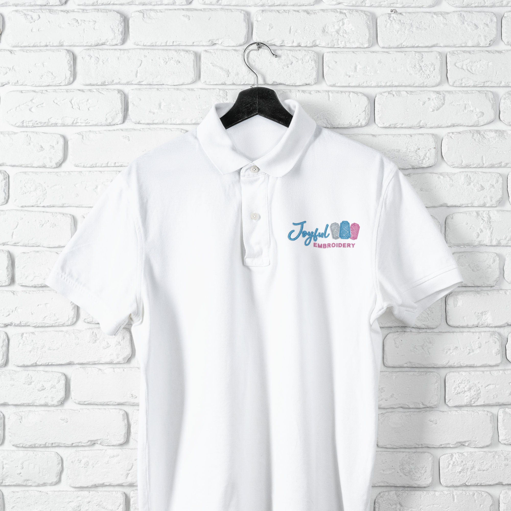 Embroidered Polo, Custom Logo Polo Shirt, Embroidery Logo Design ...