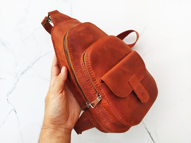 Unisex Leather Mini Backpack Pattern, Leather Bag Pattern Pdf, Leather ...