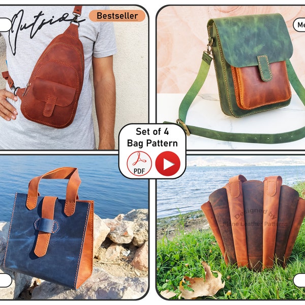 Leather Sling Bag Pattern - Etsy