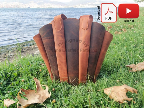 Leather Sea Shell Tote Bag Pdf Pattern Women Tote Bag - Etsy