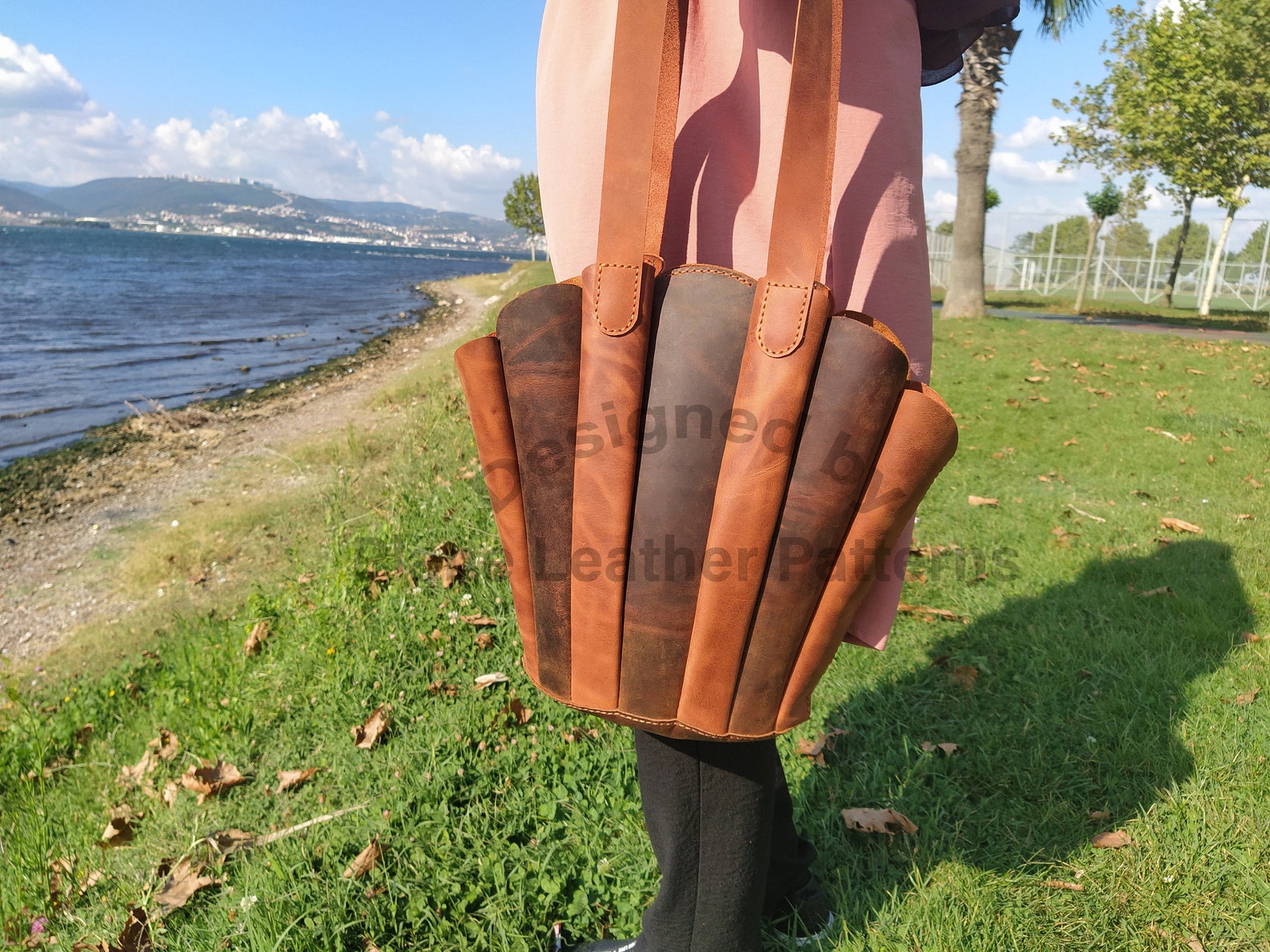 Leather Sea Shell Tote Bag Pdf Pattern Women Tote Bag - Etsy