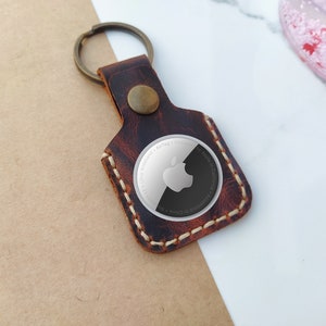 Simple Leather AirTag Keychain Pattern, Easy AirTag Case Pdf, Beginner ...