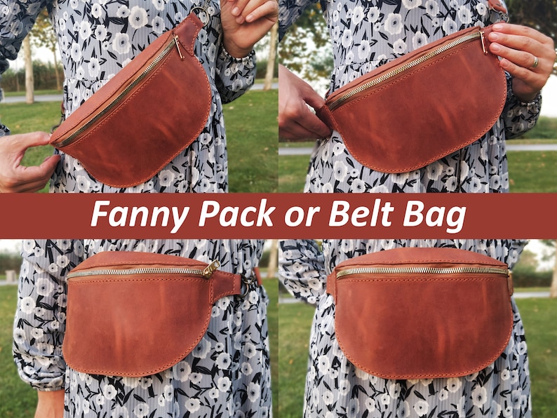 Leather Women Fanny Pack PDF Pattern Cool Hip Bag Pattern - Etsy