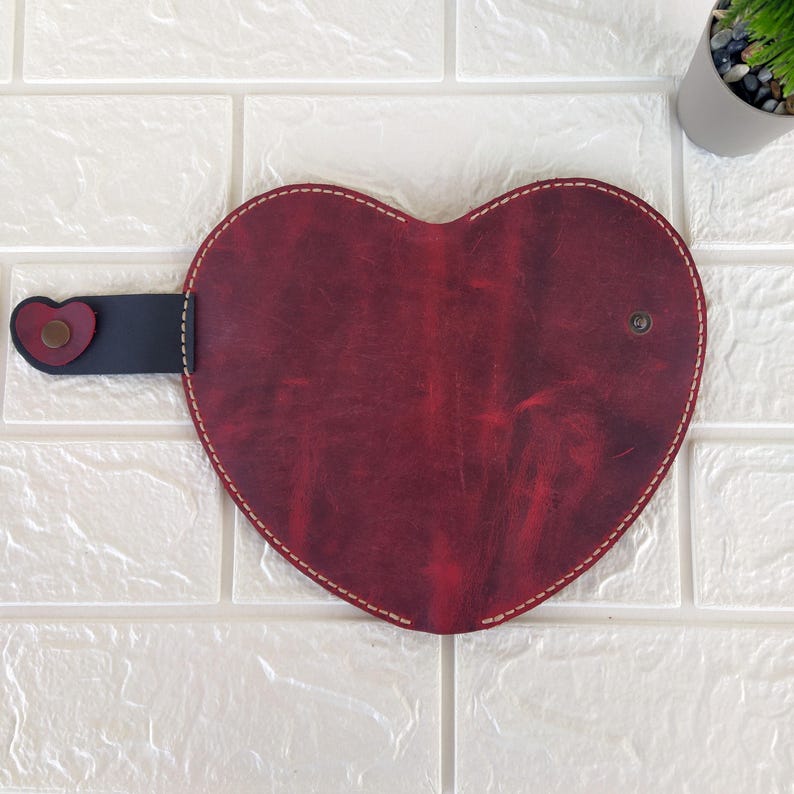 Leather Woman Heart Wallet Pattern for Mother's Day Gift, Leather Pdf ...