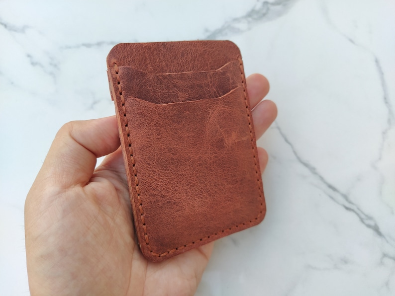 Front Pocket Wallet PDF Leather Pattern 5 Pocket How to - Etsy