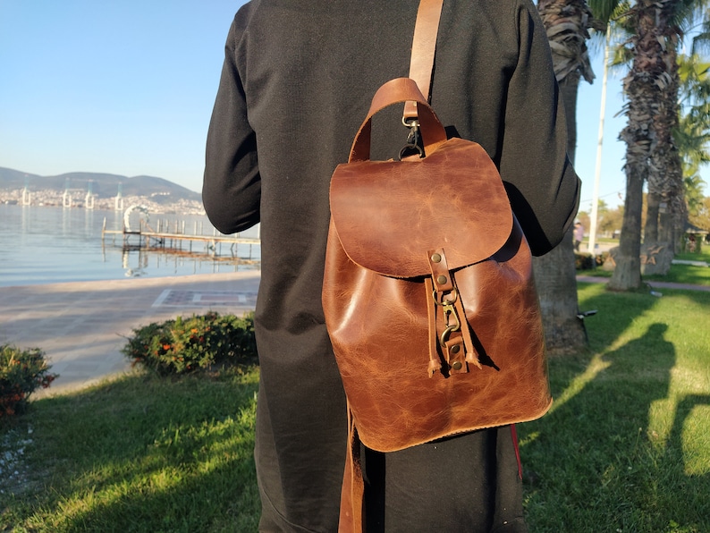 Women Leather Backpack Pattern Mini Backpack Purse Pattern - Etsy