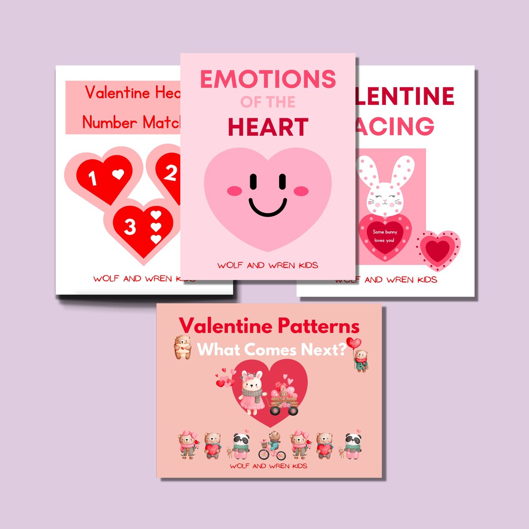 Valentine's Day Activity Bundle - Etsy