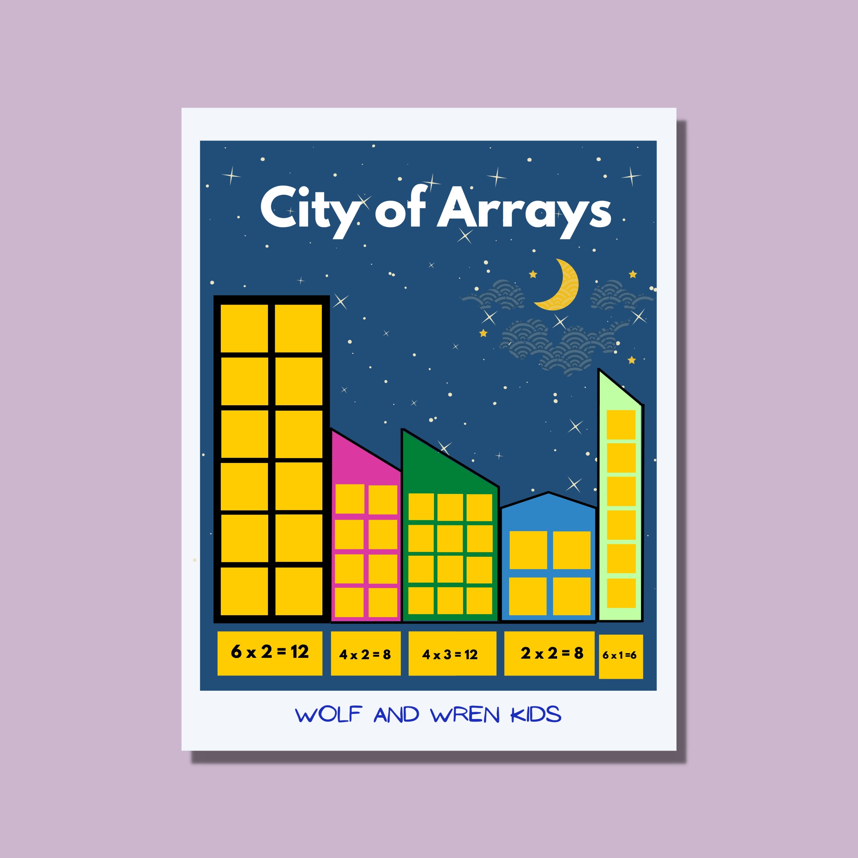 City of Arrays - Multiplication Craft Project - Etsy
